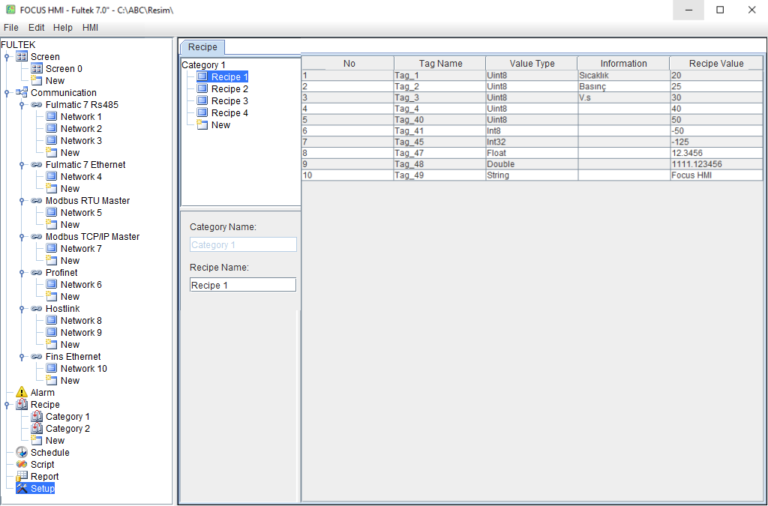 Focus HMI Software | PLC | HMI | SCADA | SOFTWARE | FULTEK LTD