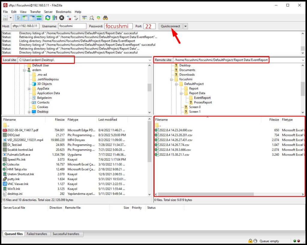 Focus HMI File Transfer with FTP - Wise SCADA, PLC and HMI Software ...